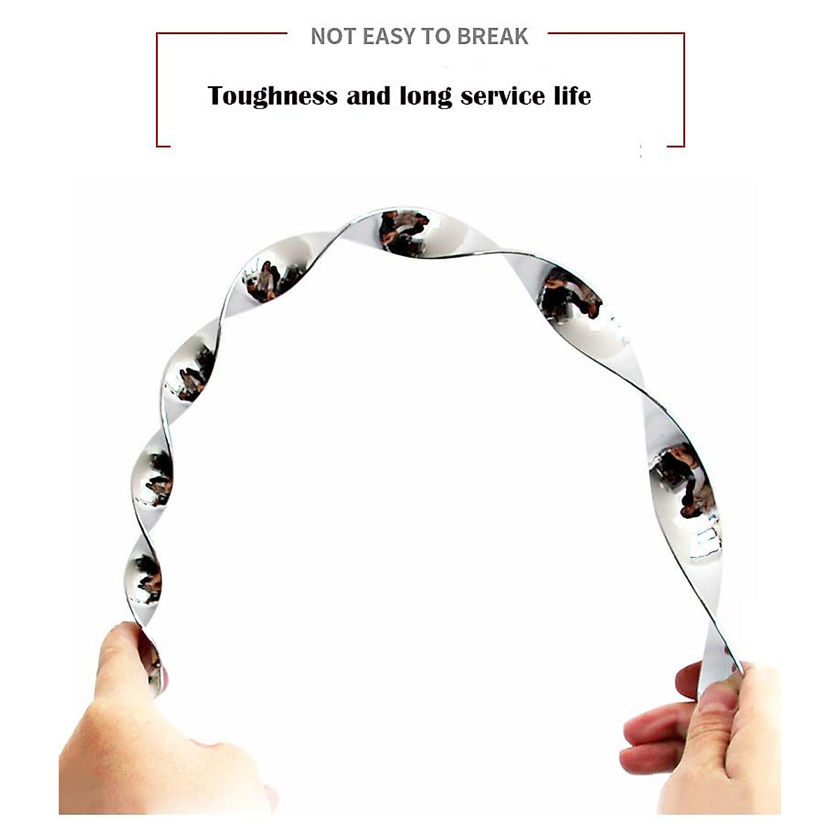 HAISENGO Bird Deterrent Scarer Rods Reflective Outdoor Bird Scarer to Keep Pigeon and Woodpecker Away from Garden or Yard, 11.8 Inches (Silver(10pcs))