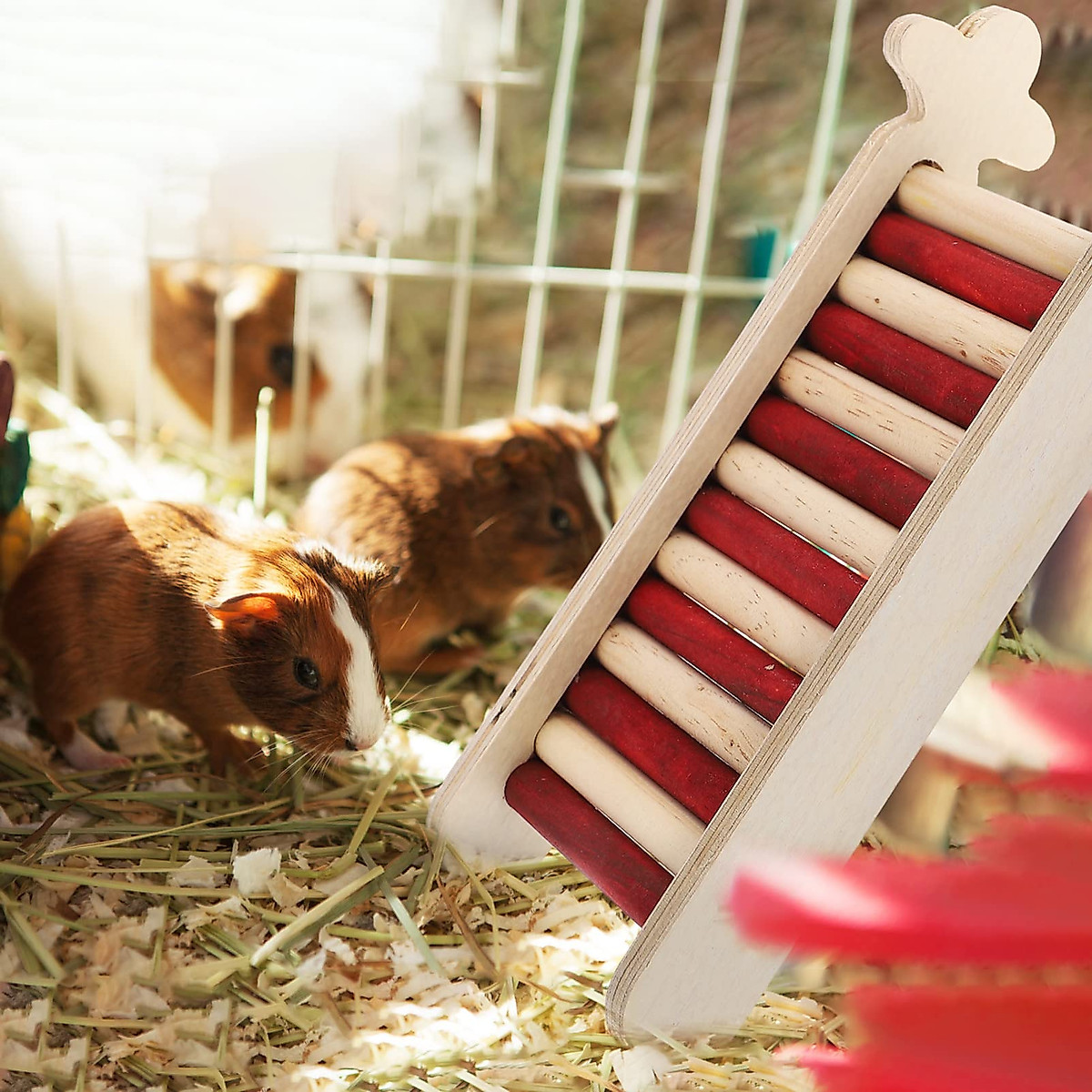 Hamster Climbing Ladder Pet Ladder Toy Ladder Plaything Decorative Ladder Toy Chinchilla Ladder Interesting Hamster Ladders Decorative Hamster Ladder Hamster Accessory