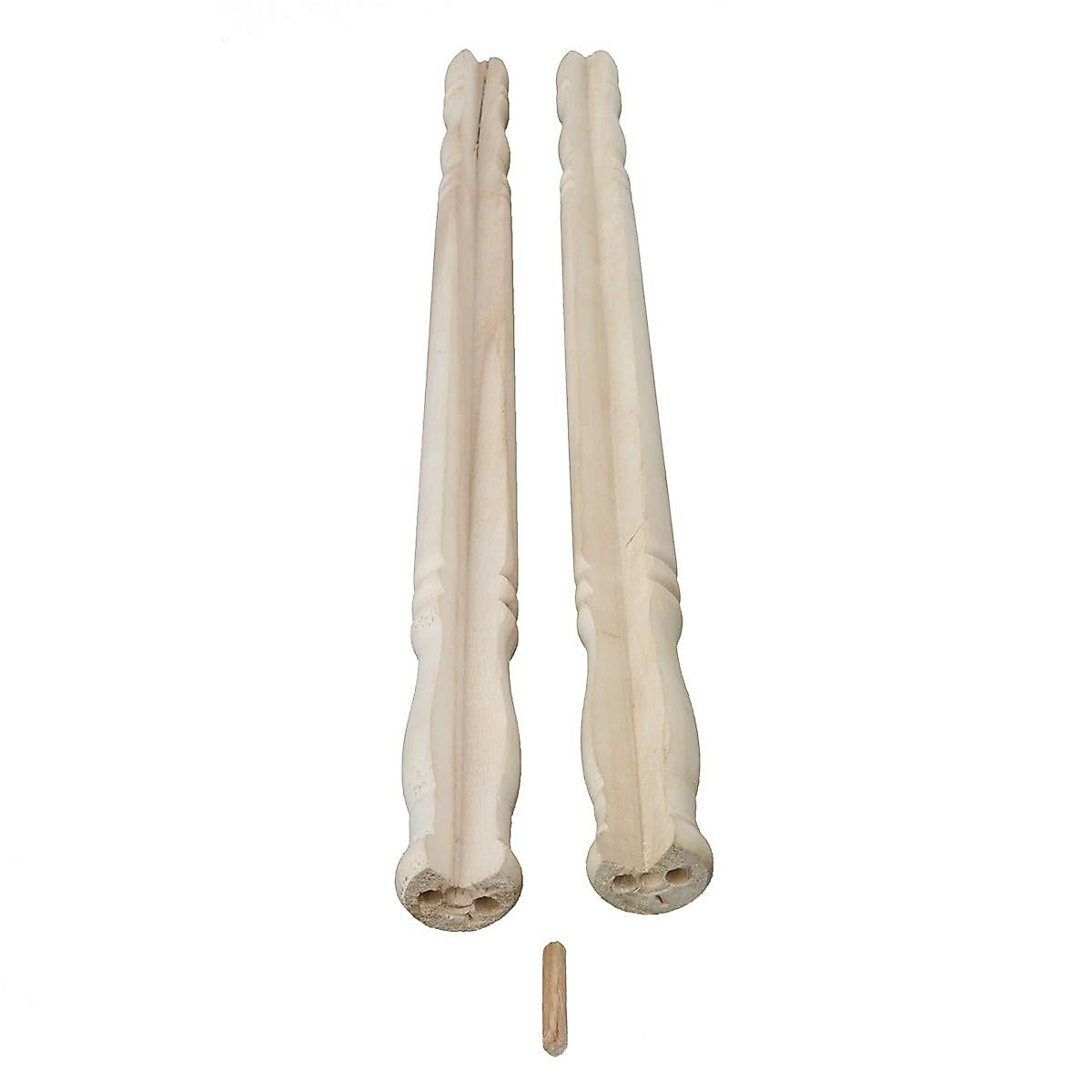 Renovators Supply Manufacturing Corner Protectors 39 1/4 in. Beechwood Edge Protector, Sanded Corner Guard Pack of 4