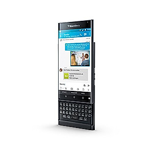 Blackberry PRIV Factory Unlocked GSM Android OS Security Phone with Slide-out Physical Keyboard and 18MP Camera - International Version (Black)