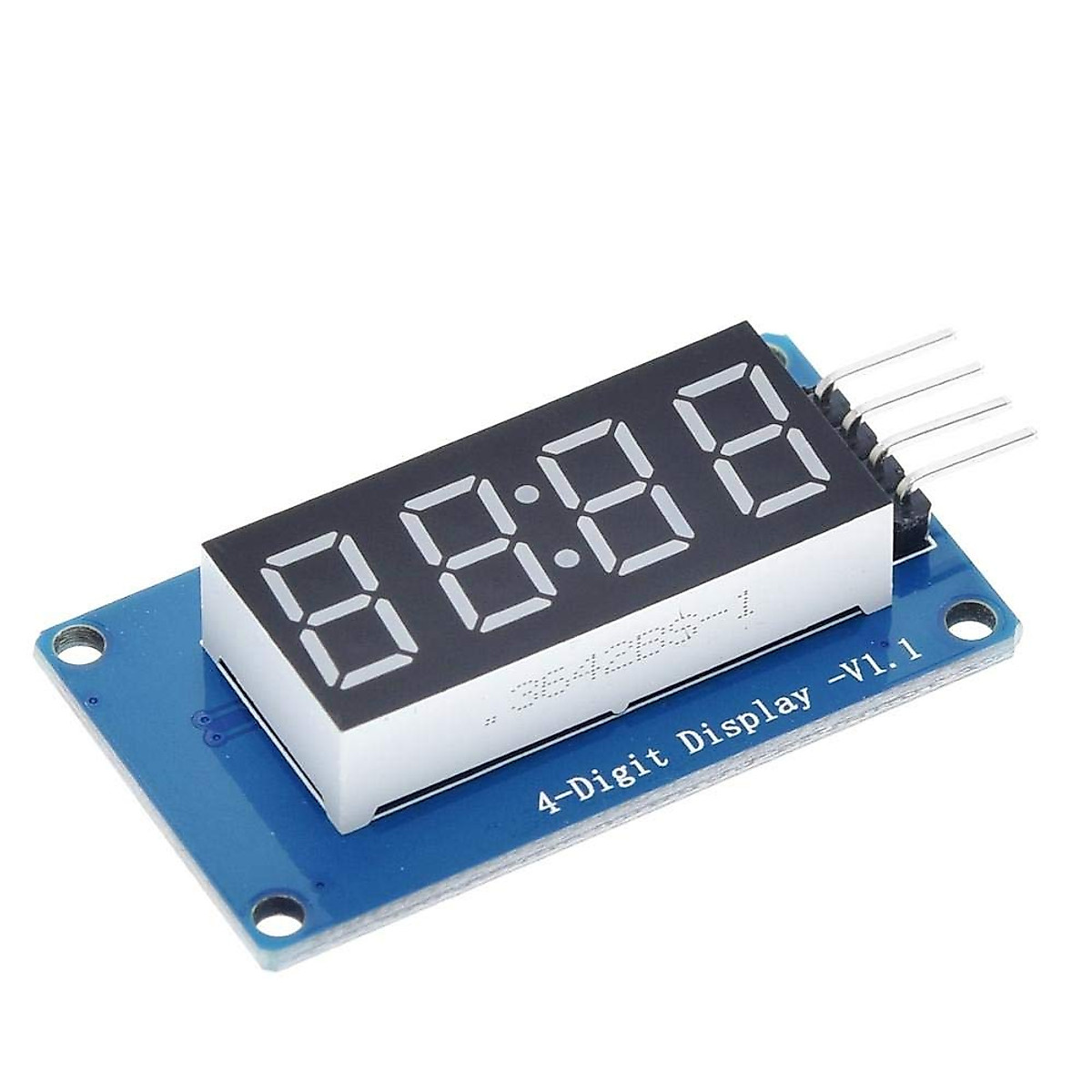 Seazoon 2PCS 4 Bits Digital Tube LED Display Module Board W/Clock Display TM1637 for Arduino Oc65