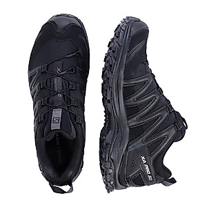 Salomon Men's XA PRO 3D GORE-TEX Trail Running Shoes for Men, Black / Black / Magnet, 10