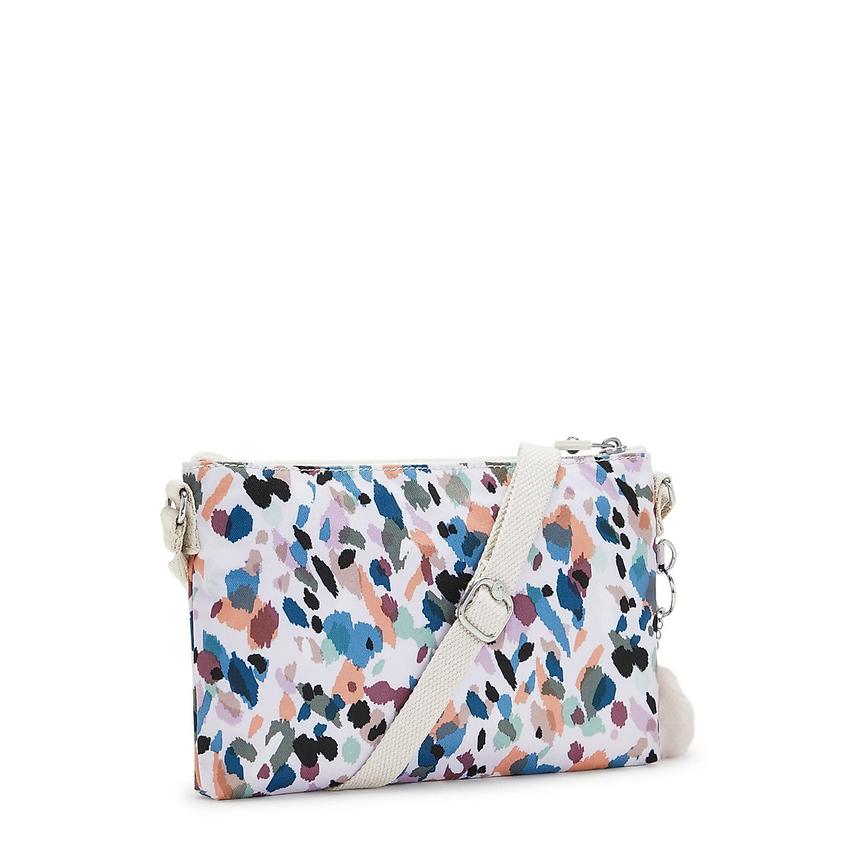 Kipling Mikaela Printed Crossbody Bag Dab Dab Grey