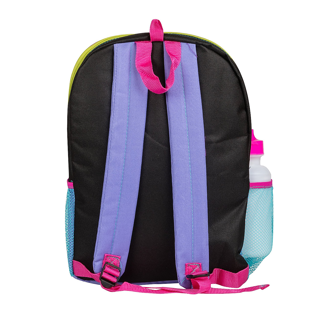 Emoji Yellow 16" inch Backpack Back to School Essentials Set for Girls