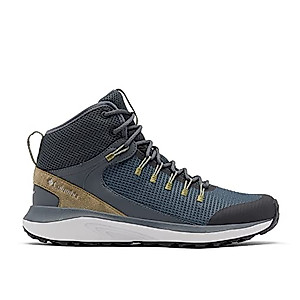 Columbia Men's Trailstorm Mid Waterproof, Graphite/Creek, 9
