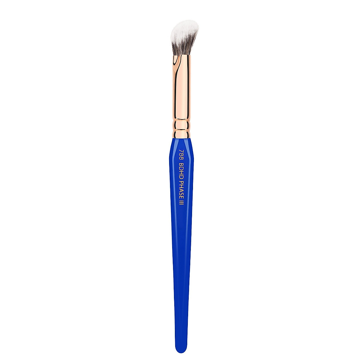 Bdellium Tools Professional Makeup Brush - Golden Triangle Series 788 BDHD Phase III - With All Vegan and Soft Synthetic Fibers, For Blend & Soften (Blue, 1pc)