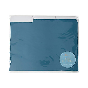 Erin Condren Designer Desk Accessories - Soft Color File Folders Set of 6 - Labels Included. Premium, Heavyweight Paper Stock File Folders for Streamlined Focused Organization
