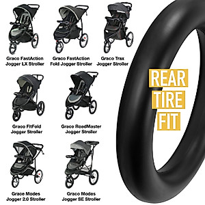 Stroller Tire Pump & Tube Replacement for Graco Jogging Strollers Rear Tubes for Graco Joggers