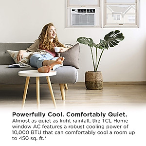 TCL 10W3E1-A Home Series Window Air Conditioner, 10,000 BTU, White