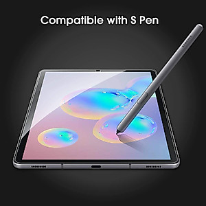 TANTEK [3-Pack Screen Protector for Samsung Galaxy Tab S6/Tab S5e 10.5 inch,Tempered Glass Film,Ultra Clear,Anti Scratch,Bubble Free,S-Pen Compatible