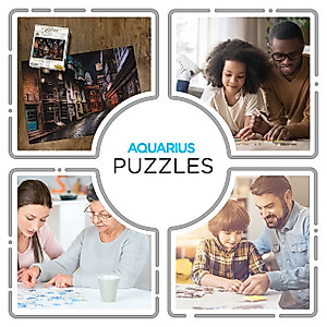 AQUARIUS Harry Potter Puzzle Diagon Alley (1000 Piece Jigsaw Puzzle) - Officially Licensed Harry Potter Merchandise & Collectibles - Glare Free - Precision Fit - 20x28in