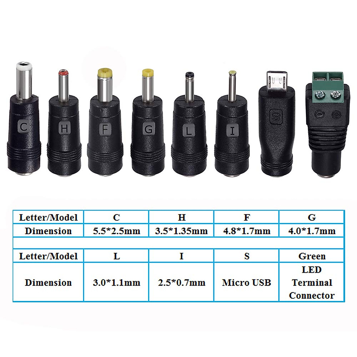 SoulBay 15W AC Adapter Universal Switching Power Supply DC 3V 4.5V 5V 6V 7.5V 9V 12V Charger with 8 Interchangeable Tips for Household Electronics, Adjutable Voltage, 1250mA Max