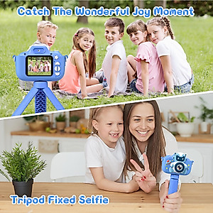 Kids Camera for 3-8 Years Old Toddlers Childrens Boys Girls Selfie Camera 20.0 MP HD 1080P IPS Screen Dual Digital Toy Camera for Kids Christmas Birthday Gifts