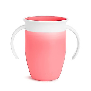Munchkin Miracle 360 Trainer Cup, 7 Ounce 1-Pack - Pink by Munchkin