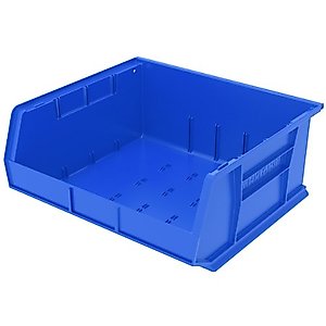 Hang/Stack Bin, 7X16 1/2X14 3/4, Blue