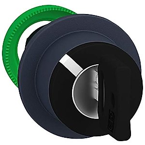 SCHNEIDER ELECTRIC - ZB5FG2D - Actuator, Key SELECTOR Switch, Black