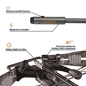 Allen Company Titan™ Crossbow Red Laser Boresighter, Gray/Orange
