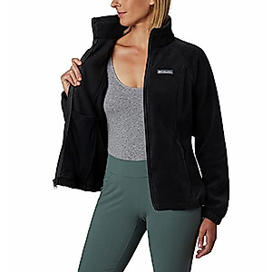 Columbia Women's Benton Springs Full Zip, Black, Large