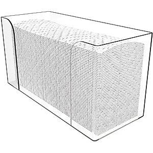 Cq acrylic Countertop Paper Towel Dispenser,Folded Paper Towel Holder,Clear Guest Towel Napkin Holder, Suitable for Z-fold, C-fold or Multi-Fold Paper Towels,Pack of 1