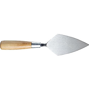 MARSHALLTOWN Pointing Trowel, 5 x 2 1/2 Inch Inch Blade, Philadelphia Pattern, Single Piece High Carbon Steel, Wooden Handle, Repair Mortar Joints, Masonry, Made in the USA, 45 5