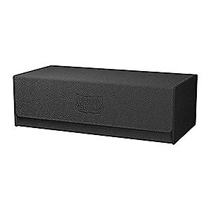 Dragon Shield Card Deck Box and Playmat – Magic Carpet XL Black 1000CT - Durable and Sturdy TCG, OCG Card Storage – Compatible with Pokemon Yugioh Commander and MTG Magic: The Gathering Cards