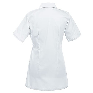 Women's Custom Personalized 29 Inch Consultation Short Sleeve Lab Coat