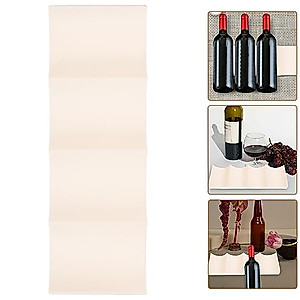 Amosfun Water Bottle Holder Wine Bottle Holder Fridge Drawer Organizer Water Rack for Refrigerator Mini Storage- European Style Wine Rack Water Bottle Display Mat Wine Holder Stacker Storage Rack