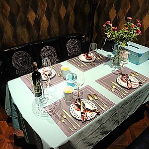 FEIJSQIU 20 Piece Gold Silverware Set Service for 4, Stainless Steel Shiny Cutlery Gold Flatware set Include Knives,Spoons,Forks For Home and Restaurant,Dishwasher Safe.