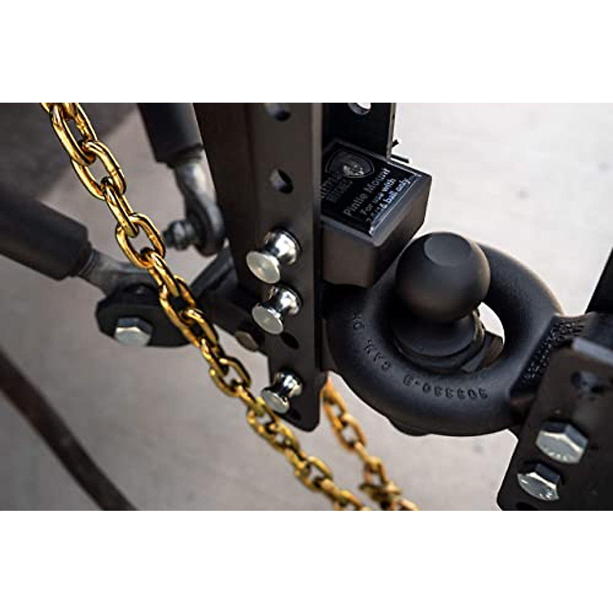 Bulletproof Hitches Trailer Hitch Pintle Attachment Rated to 36,000lbs (Solid Steel, Black Textured Powder Coat)