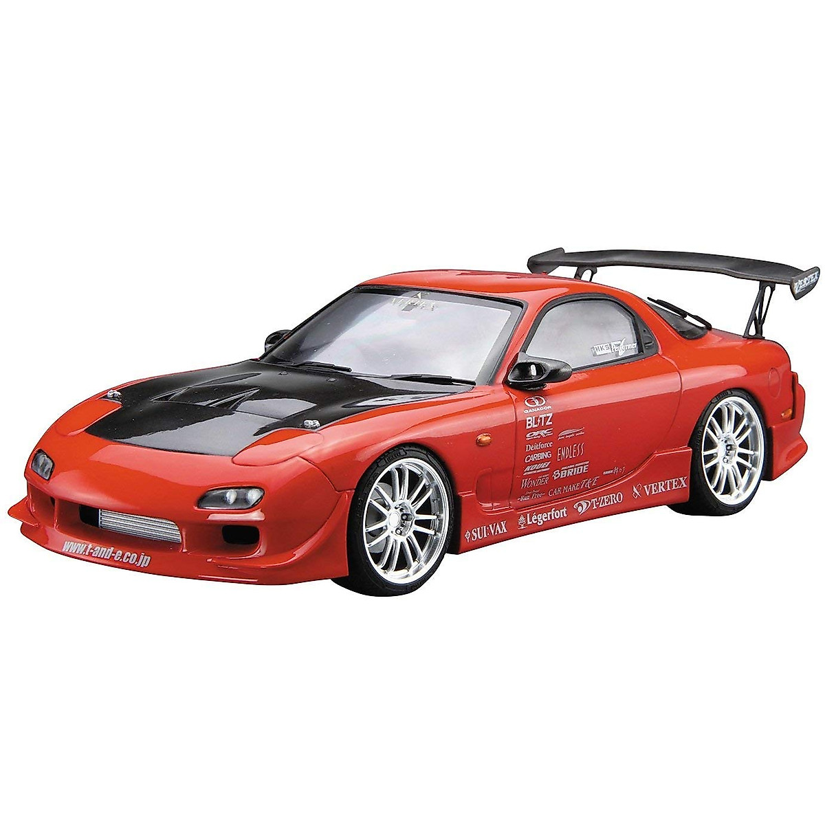 Aoshima Vertex FD3S RX-7 ’99 Mazda 1:24 Scale Model Kit
