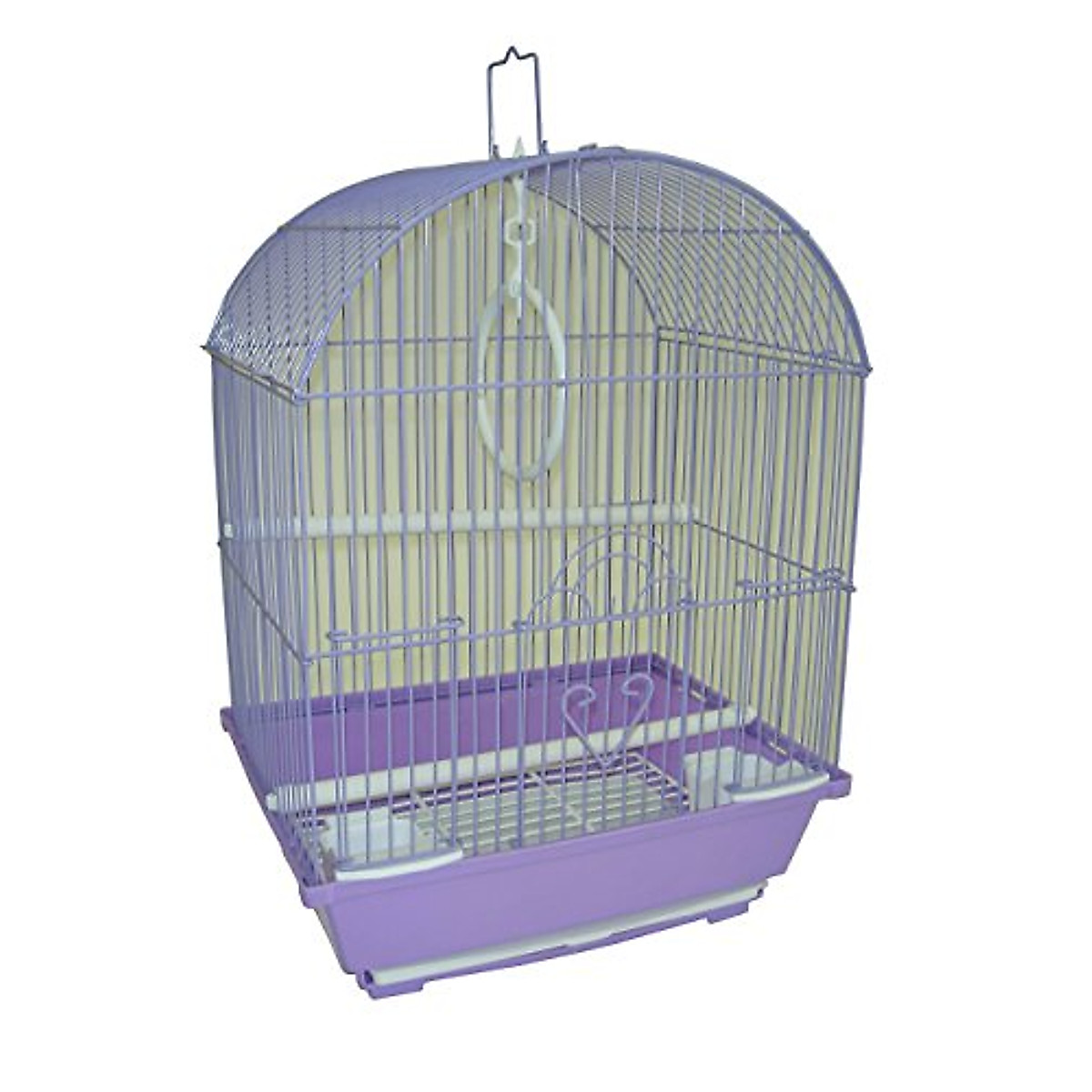 YML A1104PUR Round Top Style Small Parakeet Cage, 11 x 9 x 16