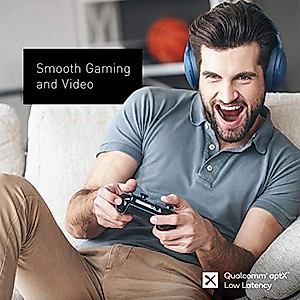 Panasonic Premium Hi-Res Wireless Bluetooth Over The Ear Headphones with 3D Ear Pads and 3 Sound Modes - RP-HD305B-A (Blue)