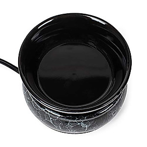 Original Candle Warmer - Black Marble Electric Candle and Tart Burner, 2 Piece
