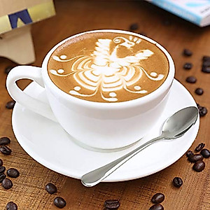 Suwimut 30 Pieces Demitasse Espresso Spoons, Mini Coffee Spoon, 4.4 Inches Stainless Steel Small Spoons for Coffee, Tea, Dessert, Appetizer, Ice Cream, Tiny Spoon for Home