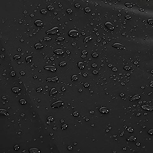 QianQianQiYi Patio Furniture Covers Outdoor Waterproof Furniture Cover Patio Set Cover Outdoor Table and Chair Cover Black (66.93" L x 45.28" W x 27.95" H)