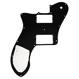 1Pcs Yootones US 72 Telecaster Guitar Pickguard Compatible with Electric Guitar Guard Plate Accessories (3Ply Black)