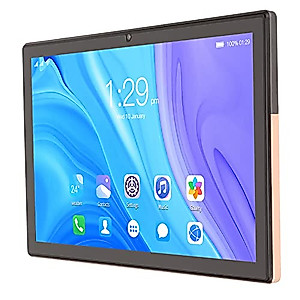 Pomya HD 10 Inch Tablet, 4G Calling Tablet，6GB RAM 128GB ROM,8800mAh Battery,Dual Camera Tablet, Kids Friemds