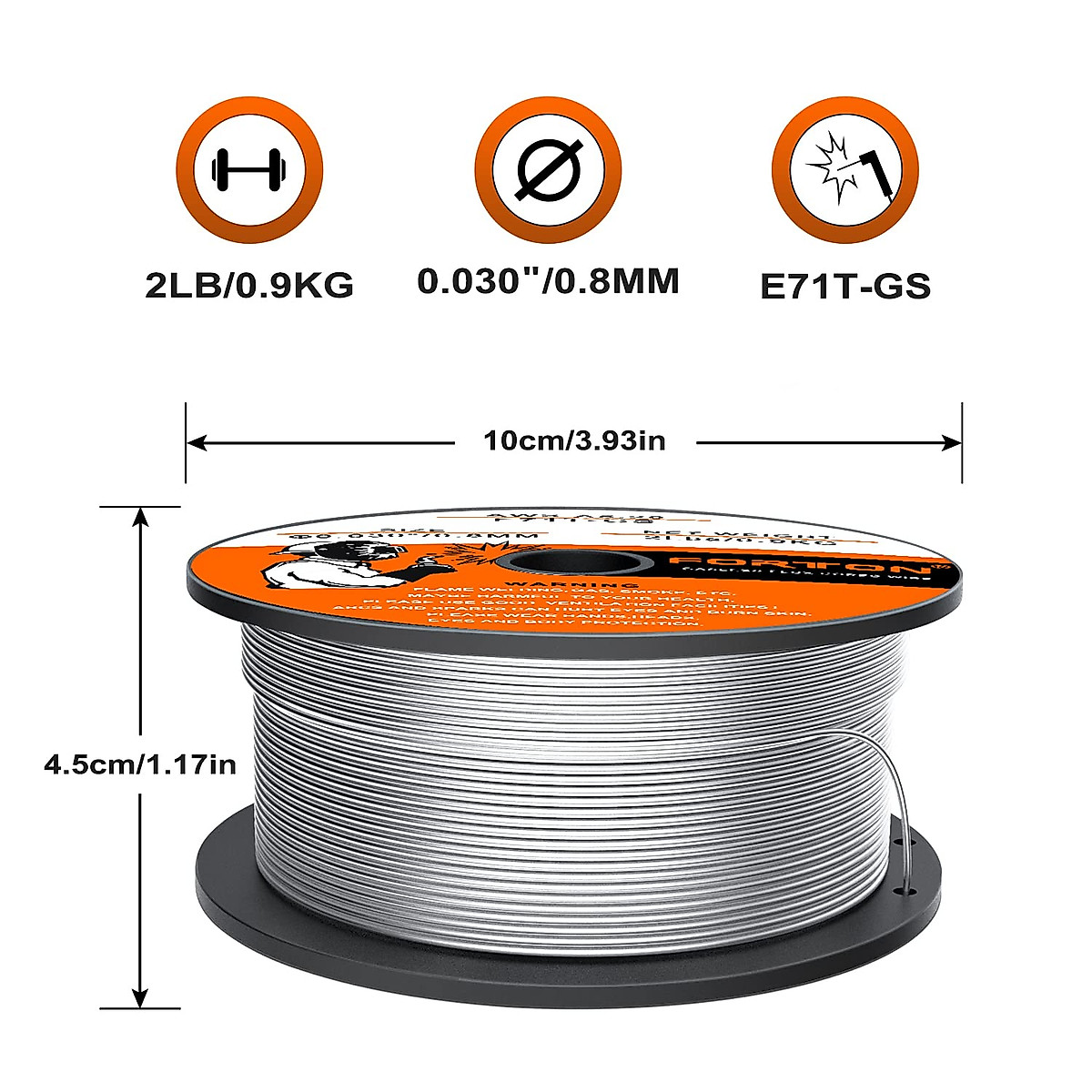 FORTON MIG Welding Gun Accessory Kit,Tip-Nozzle-Diffuser for Miller Millermatic M-25/M-40 Hobart Torch(0.030-Inch 2LB)