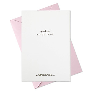 Hallmark Signature Birthday Card for Sister (Elegant Cake)