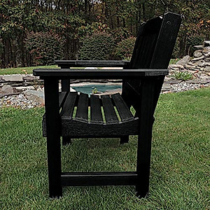 Highwood AD-CHGL1-BKE Lehigh Garden Chair, Black