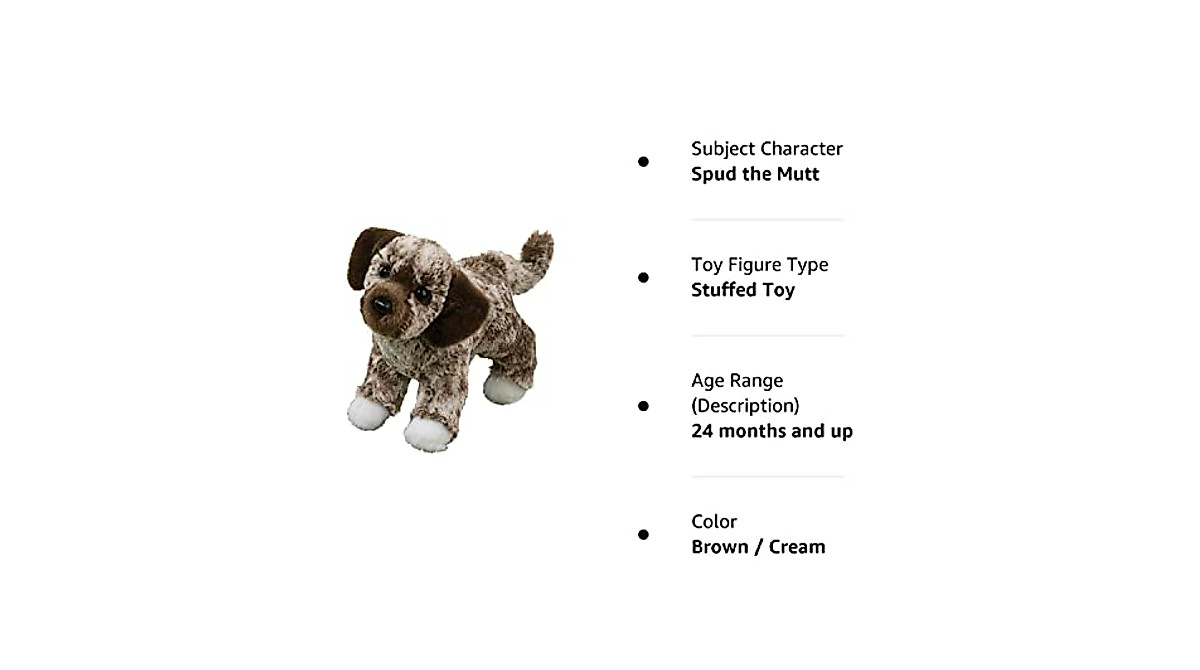 Douglas Spud Plush Mixed Breed Mutt - Soft and Sweet