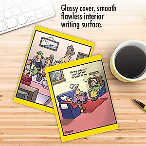 The Best Card Company - Variety Pack of 10 Funny Assorted Blank All Occasions Notecards 4 x 5.12 Inch w/Envelopes - Cartoon Humor for Men, Women (10 Designs, 1 Each) - Wild for Whyatt M6463OCB