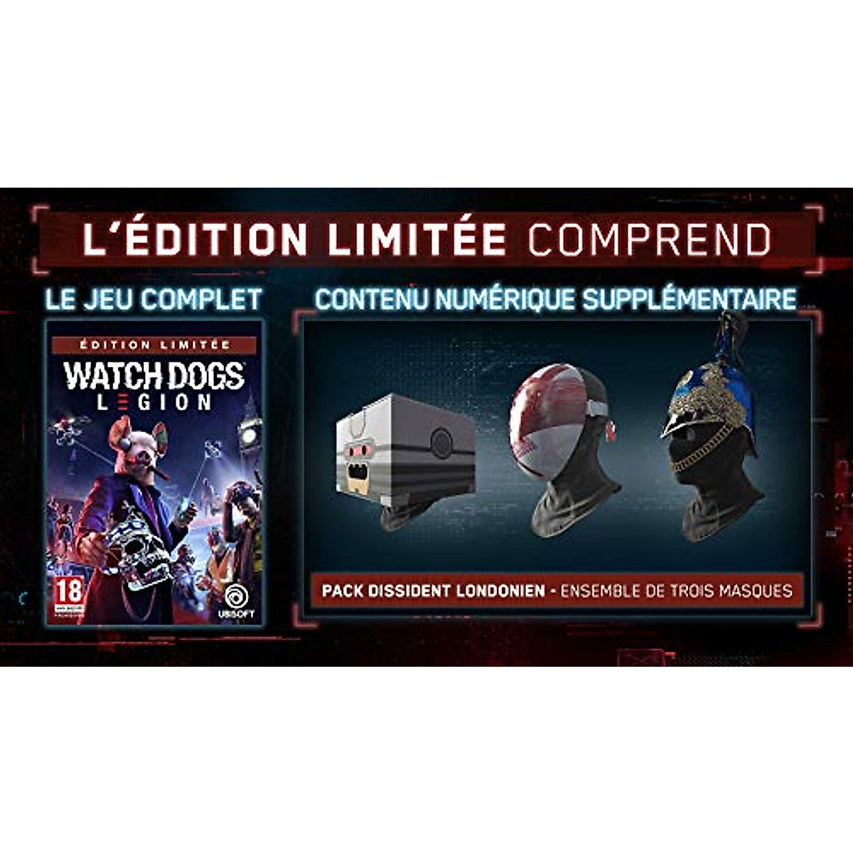 Watch Dogs Legion Limited Edition (Exclusive to Amazon.co.uk) (PS4)