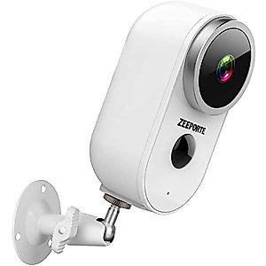 Security Camera Outdoor, 1080P HD Wireless Rechargeable Battery Powered WiFi Home Surveillance Camera with Waterproof, Night Vision, Motion Detection, 2-Way Audio and SD Storage