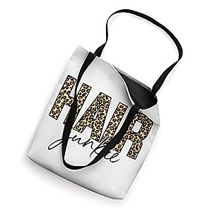 Hair Junkie Leopard Hair Hairdresser Hairstylist Tote Bag
