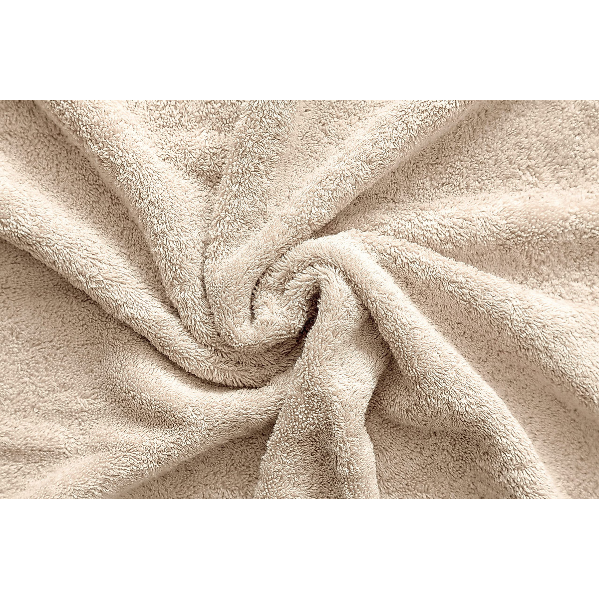 American Veteran Towel, Hand Towels for Bathroom Set of 4, 100% Cotton Turkish Hand Towel Sets Clearance Prime, Soft Drying Hand Face Towels, Beige Hand Towels