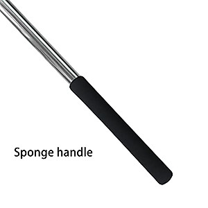 Frebuta Adjustable Long Reach Stick Clothes Poles Extend Closet Hook Pole 37 to 66 Inch Sponge Handle S Hooks Convenient Storage, Shutters Pole, Ceiling Home Reacher Poles Stainless Steels Assist Tool