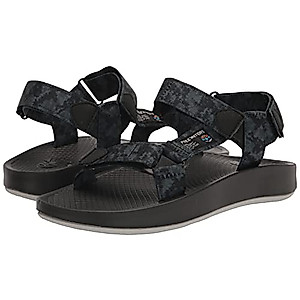 Freewaters Women's Sport Sandal, Black Tie Dye, 5