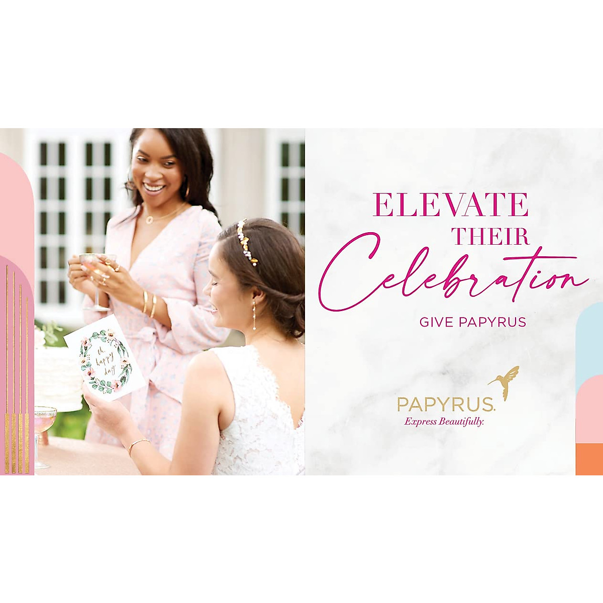 Papyrus Bridal Shower Invitations, Floral (20-Count)