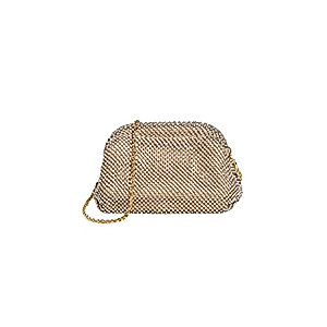Loeffler Randall Women's Doris Mini Frame Pouch, Gold, One Size